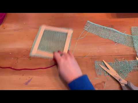 Framing & Threading Needle Demo - 3rd Grade - YouTube