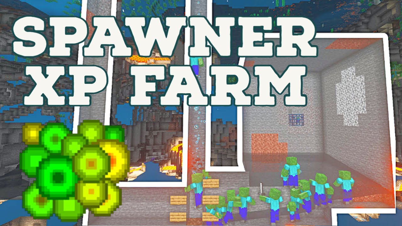 MOB SPAWNER XP FARM - Minecraft 1.19 - Java and Bedrock! - YouTube