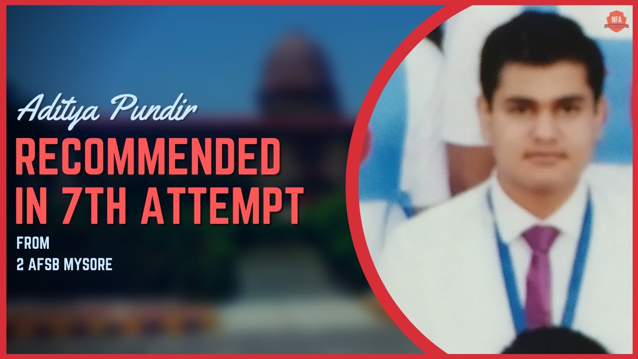 Recommended Candidate : Aditya Pundir, Recommended in 7th Attempt form ...