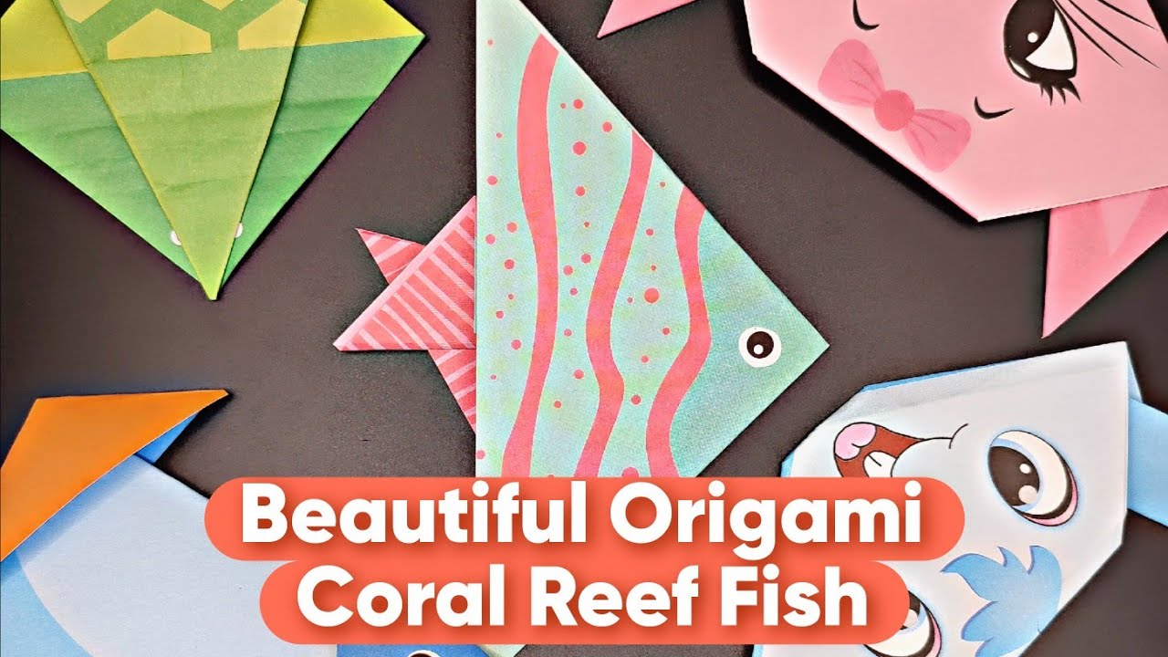Beautiful Origami Coral Reef Fish: Paper Fish Tutorial - YouTube