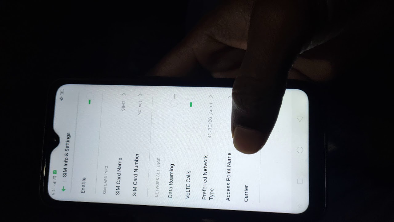Realme c2 network setting - YouTube