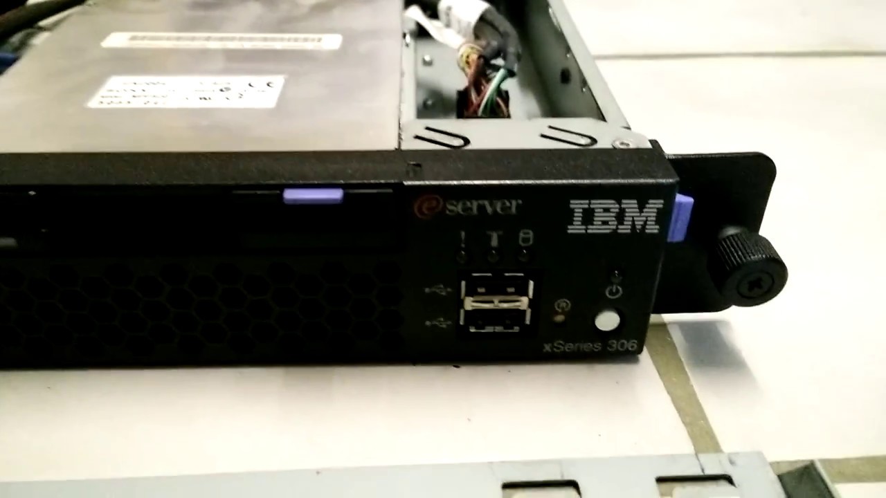 IBM Thinkserver x306 Server - Type 8836-1SX - YouTube