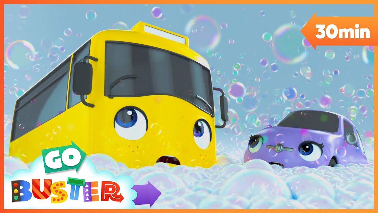Buster's Bubble Bath | Go Buster! | Funny Cartoons & Songs for Kids ...