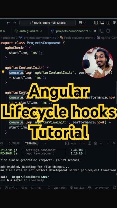 Angular Lifecycle hooks tutorial: Master Lifecycle Hooks | Angular Tips - YouTube