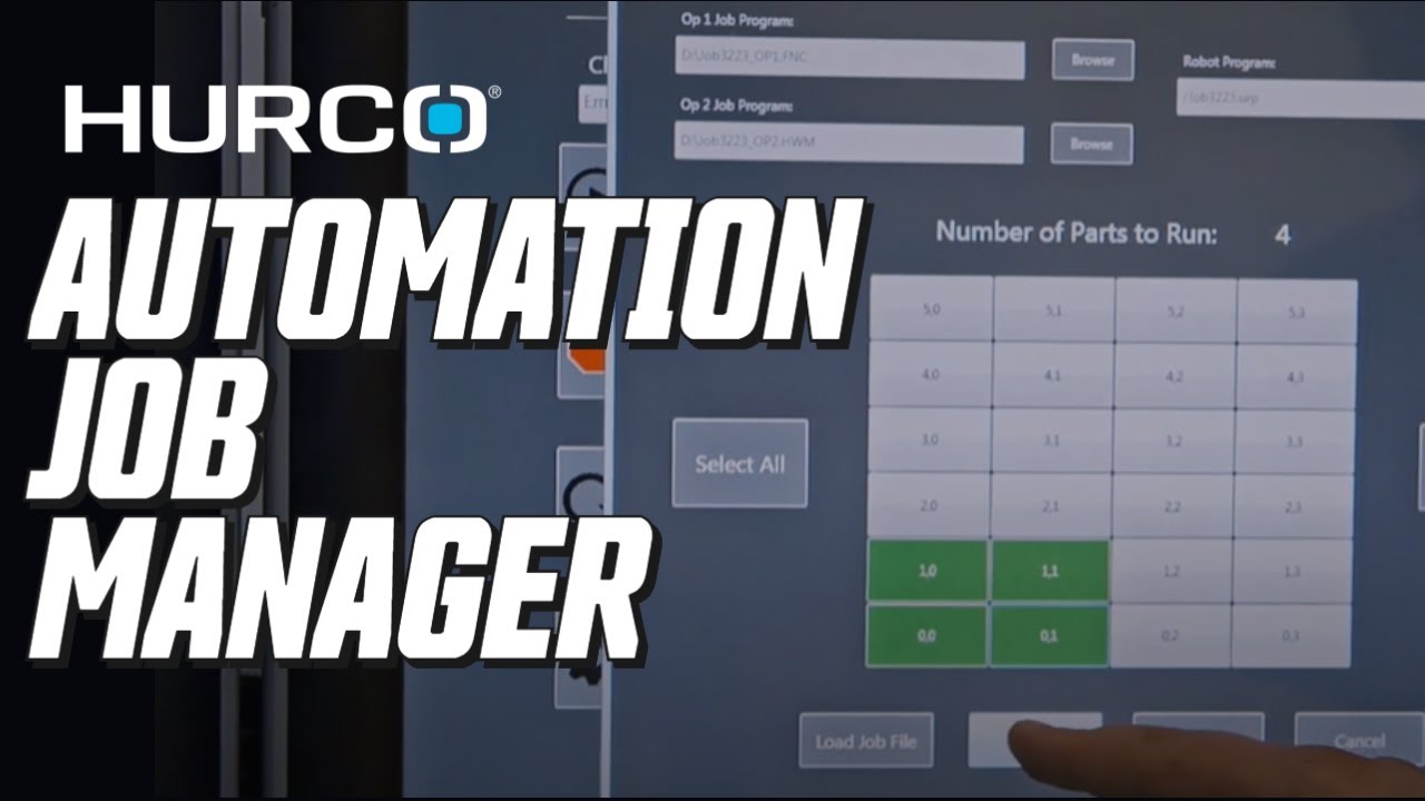 Hurco Control Feature: Automation Job Manager - YouTube