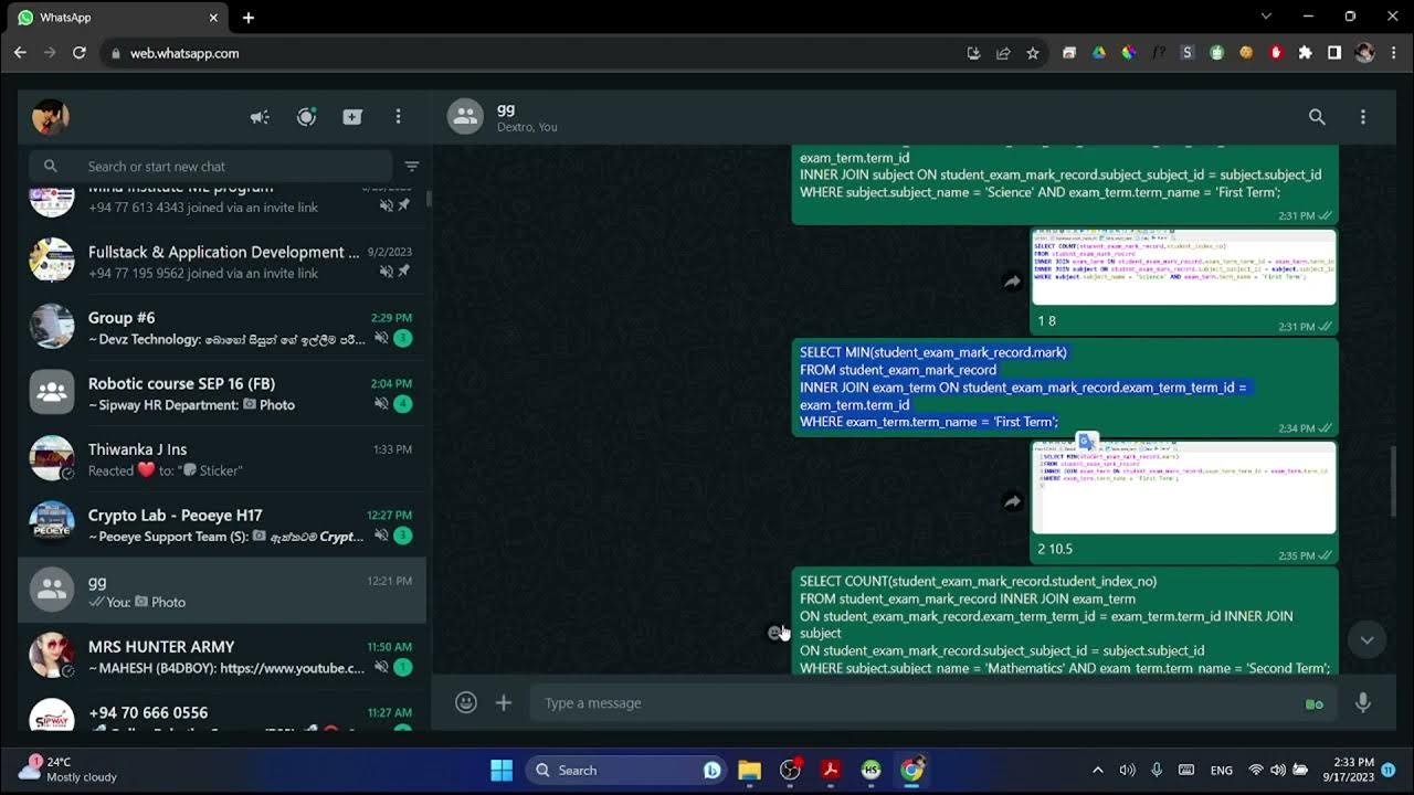 Explain how to use SQL Functions such as maximum value, minimum value, data row count using the ...