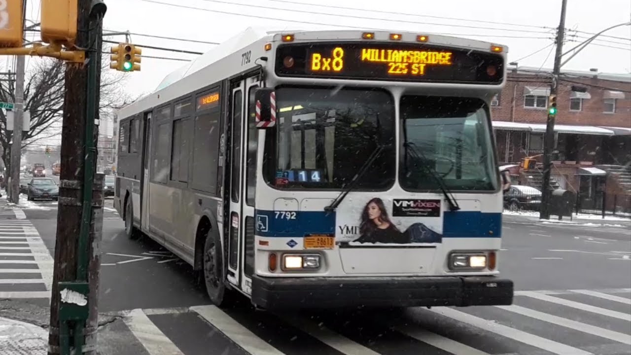 MTA: 2004 Orion VII 07.501 Gen-2 OG CNG Low Floor [7792] Bx8 bus - YouTube