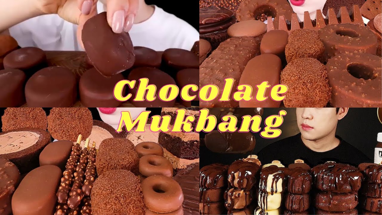 CHOCOLATE ICE CREAM MUKBANG- Eating Like There Is No Tomorrow..🍫🙌🧋 ...
