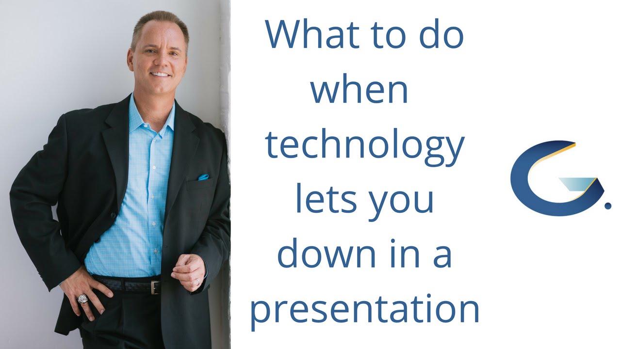 What to do when technology fails in a presentation - YouTube