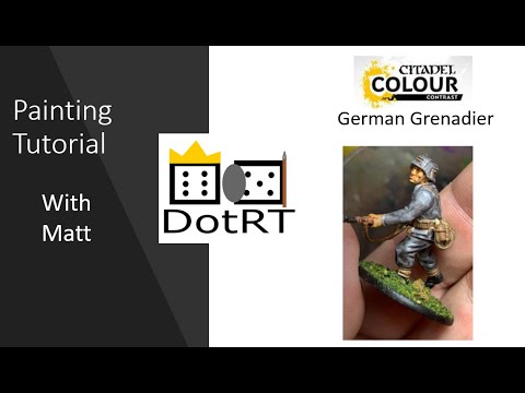 Painting Tutorial: German Grey with Contrast Paints - YouTube