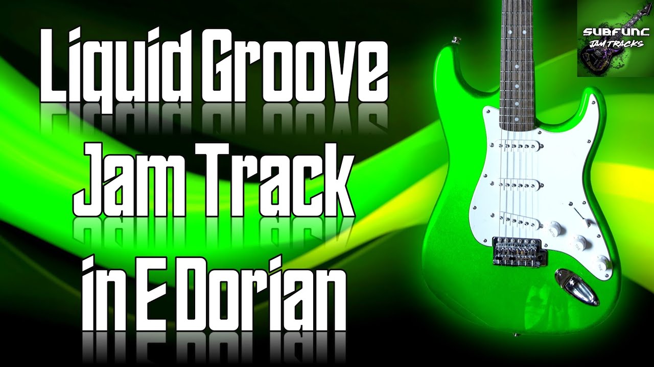 Liquid Groove Jam Track in E Dorian 🎸 Guitar Backing Track - YouTube