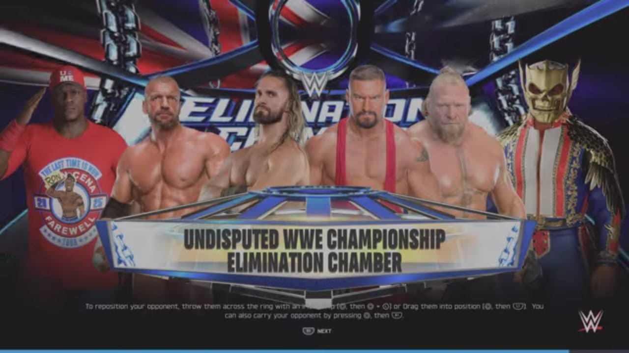 WWE 2K25 Brock VS Bron, Triple H, Cody WM41, Seth, Ron Elm. Chamber ...