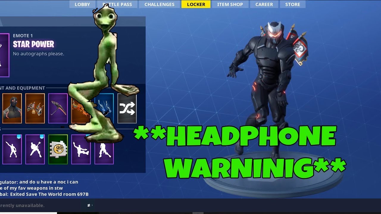 Fortnite Zany Emote **EXTREME BASS BOOSTED** - YouTube