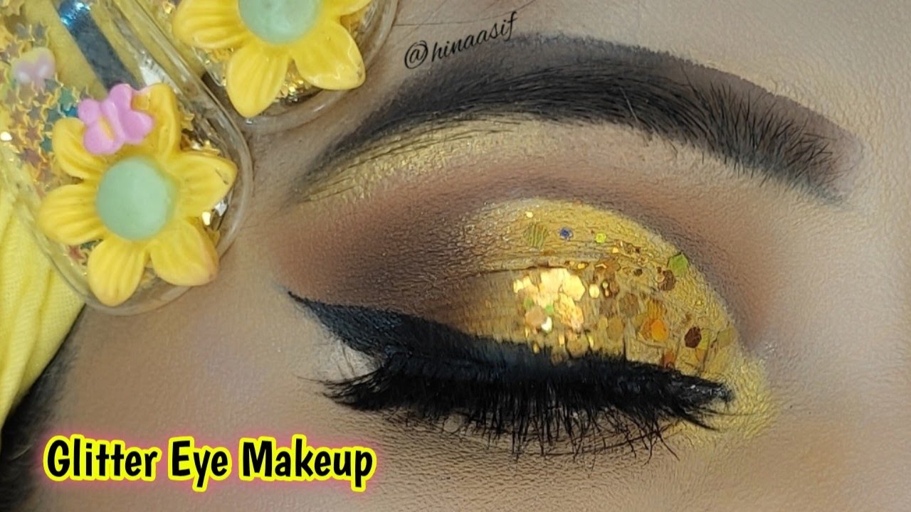 Glitter Eye Makeup Tutorial// Eye Makeup Tutorial//Eye Makeup For ...