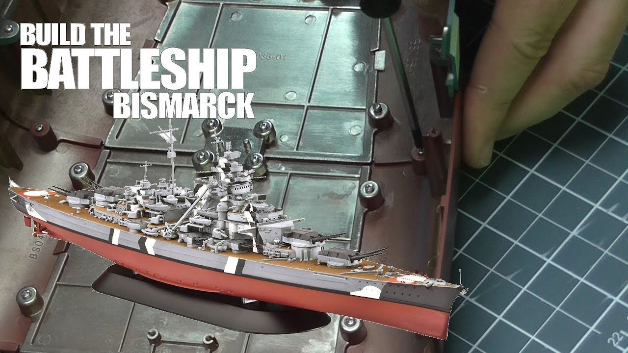 Build the Battleship Bismarck - Part 49 - Another Hull Piece - YouTube