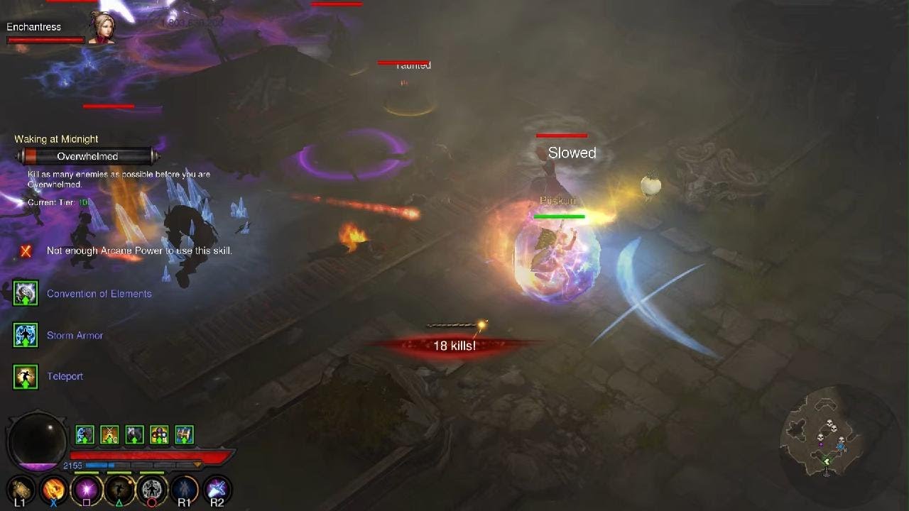 Diablo 3 S28 wizard meteor 5,6M build solo Echoing Nightmare 165 no ...