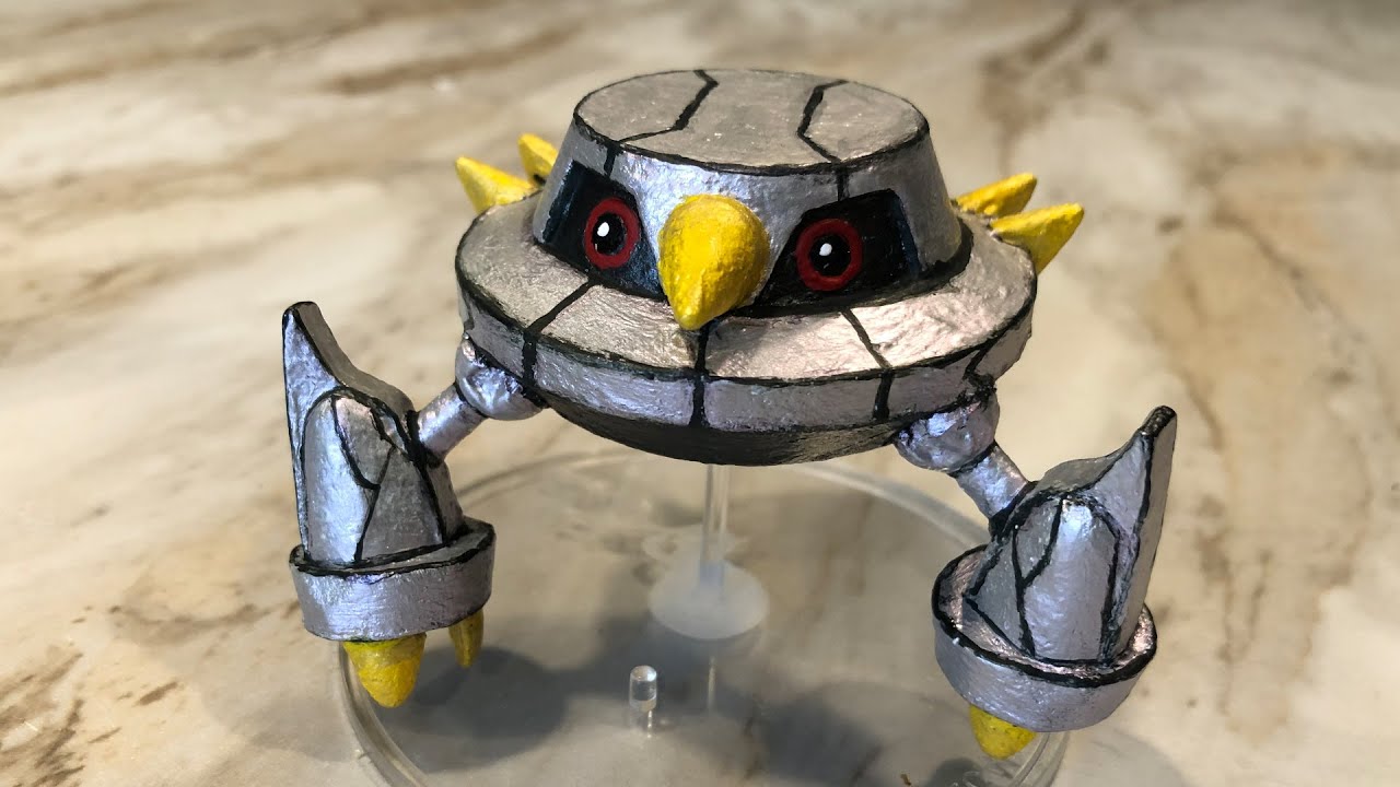 Painting a Metang Pokémon Figure SHINY! - YouTube