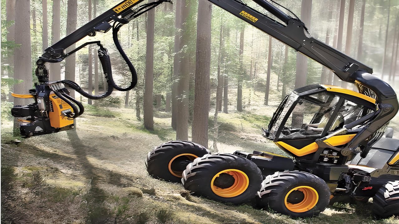 🌲Amazing Ponsse Scorpion King Wheeled Processor-Harvester PONSSE ...