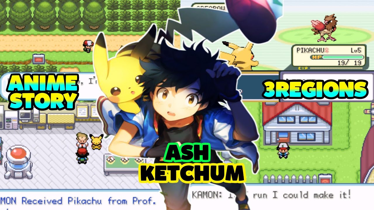 New gba rom hack/Pokemon ash chapter/Ash ketchum/anime story/nds ...