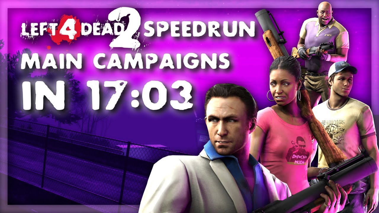 Left 4 Dead 2 in 17:03 - 4 Grenade Launchers [TAS] - YouTube