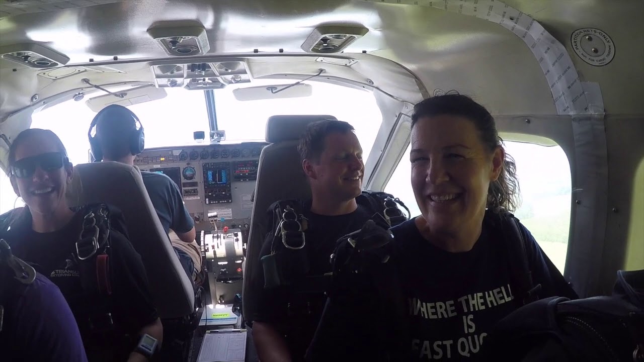 Justin S Triangle Skydiving Center video - YouTube