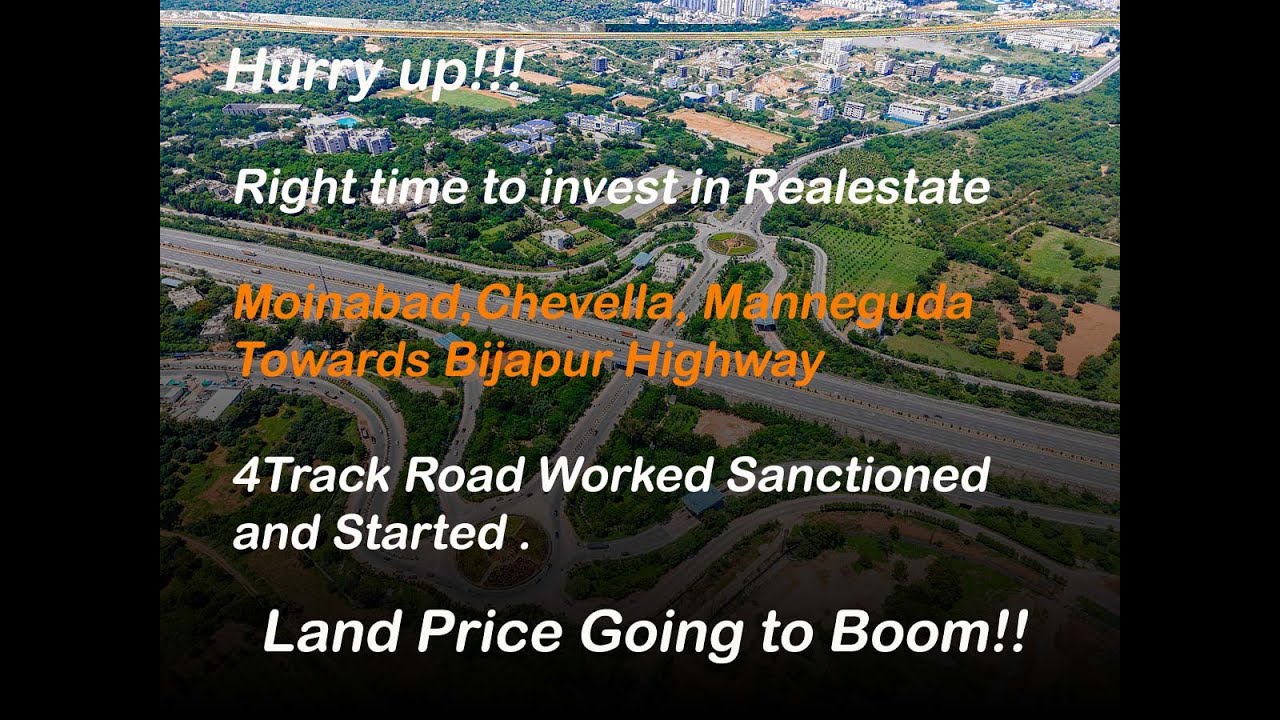 #Moinabad ,Chevella 4 Track Bypass road Worked started #Good news for ...