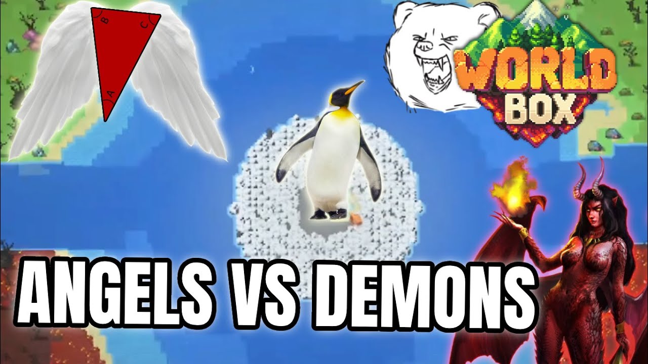 Can Angels Defeat Demons In The New Worldbox Update? - YouTube