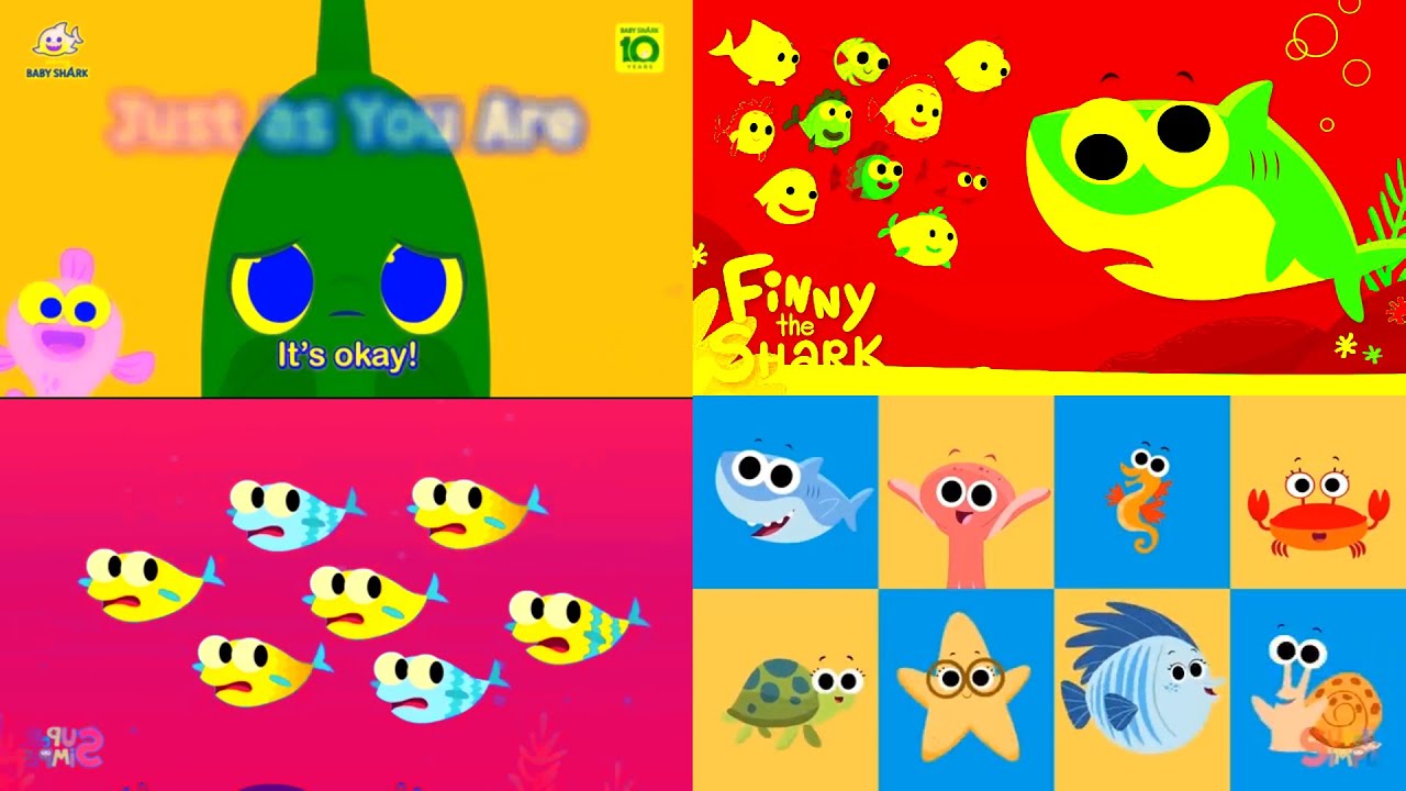 10 little fishes,Baby Shark Featuring finny Effects super simple songs ...