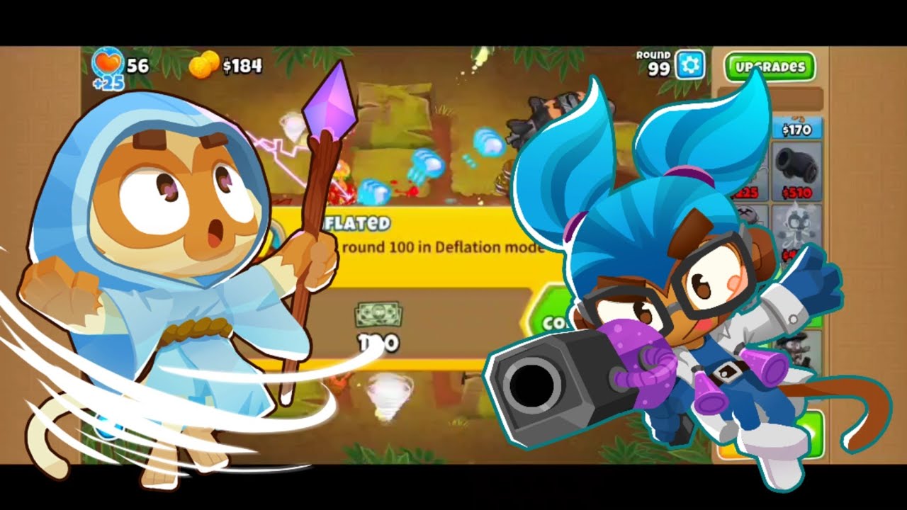 Bloons TD 6 - Round 100 Deflation Achievement: Inflated (v.15.0) - YouTube
