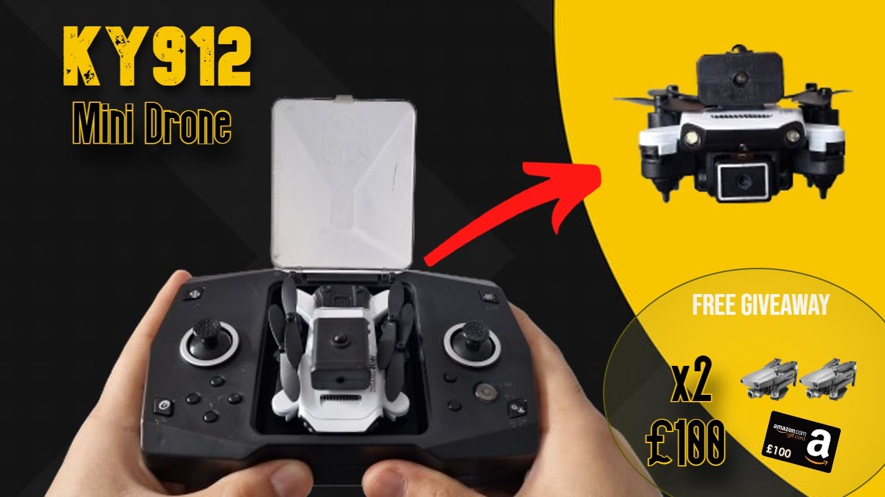 Is this the best Small Drone? KY912 Mini Drone Review + Giveaway - YouTube