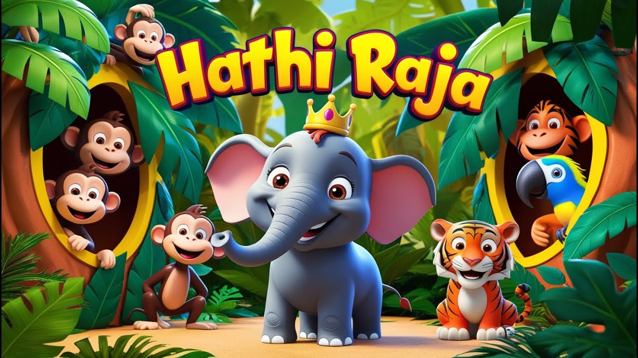 Hathi Raja | Elephant Song I Toons Khazana - YouTube