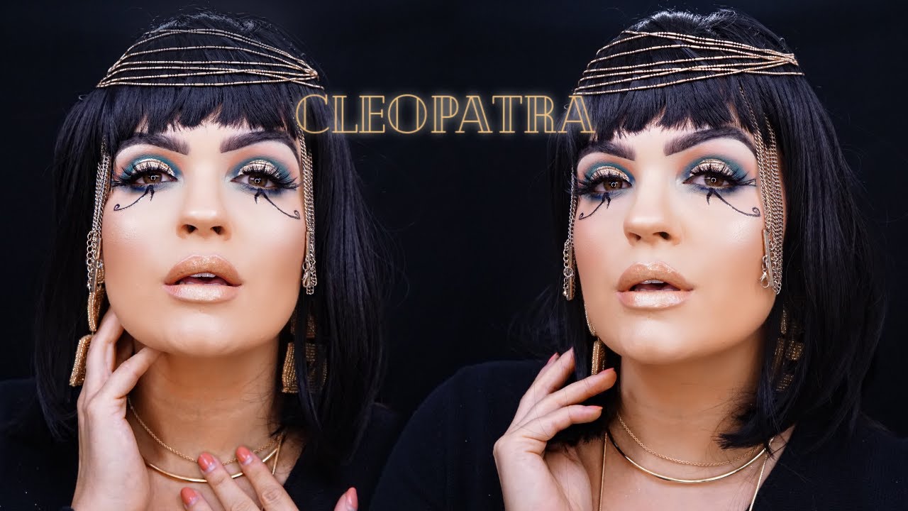 CLEOPATRA Halloween Makeup Tutorial - YouTube