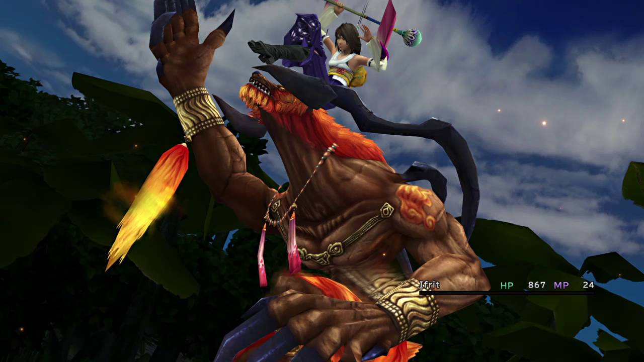 FINAL FANTASY X HD Remaster - Summoning Ifrit - YouTube