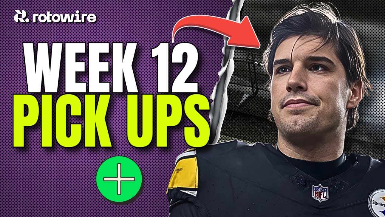 Week 12 Early Waiver Wire Adds II Fantasy Football! - YouTube