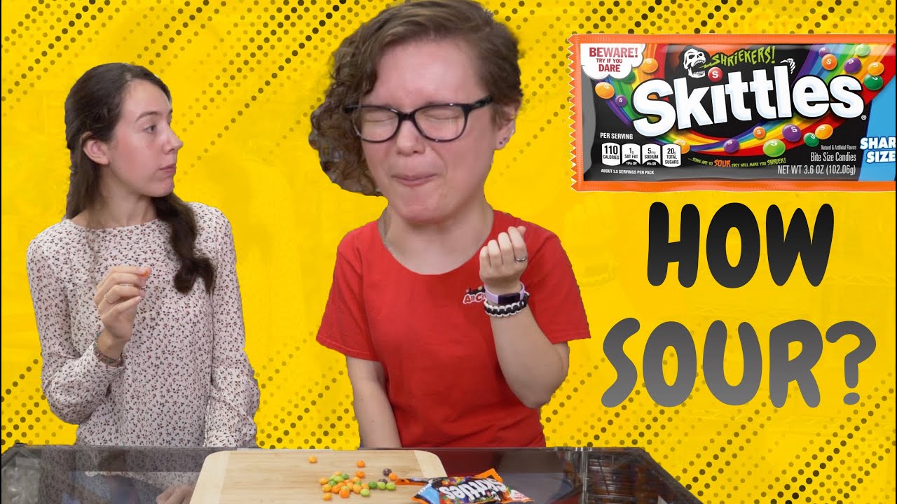 You Are In For A Surprise With These! Skittles Shriekers Taste Test ...