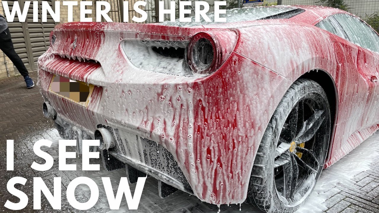 Ferrari 488 - Exterior Maintenance Wash - YouTube