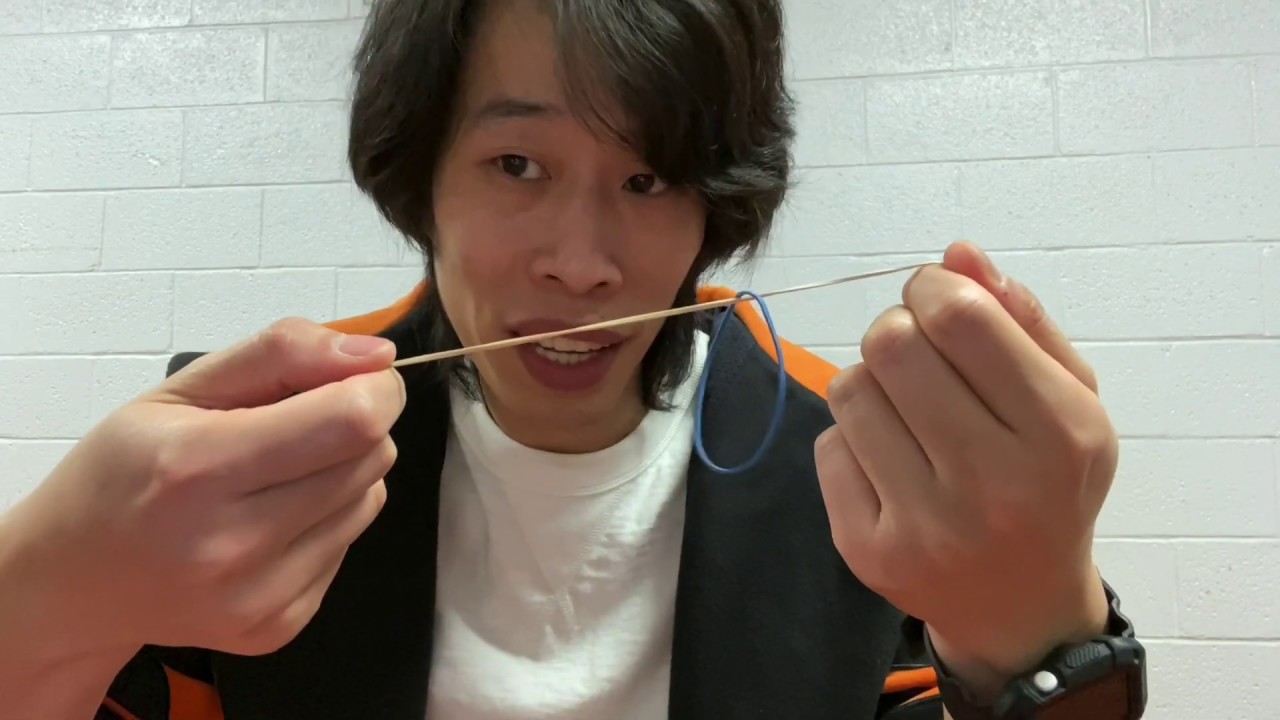 'Q" Teaches the Climbing Rubber Band trick! - YouTube