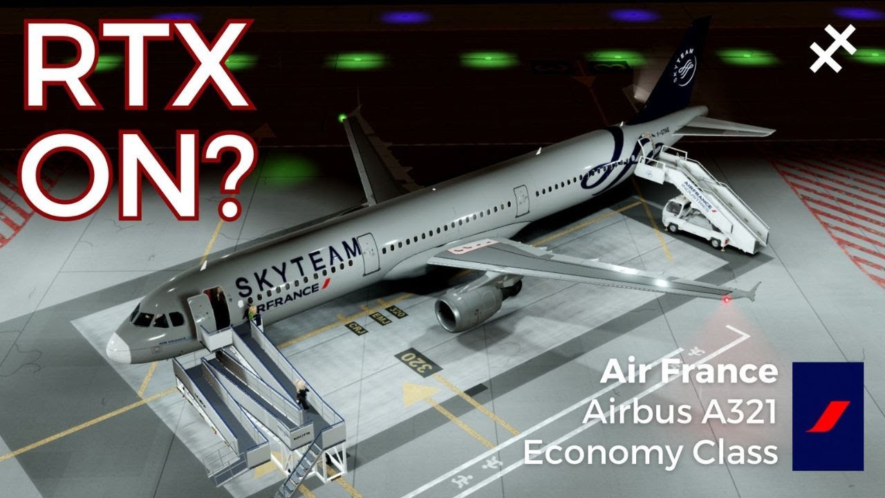 ROBLOX | Air France Airbus A321 Flight Review (Economy Class) - YouTube