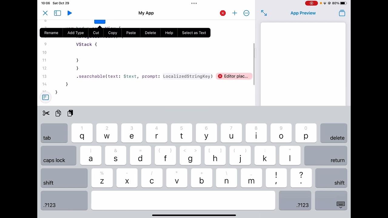 Using .searchable() in SwiftUI | SwiftUI for Kids - YouTube