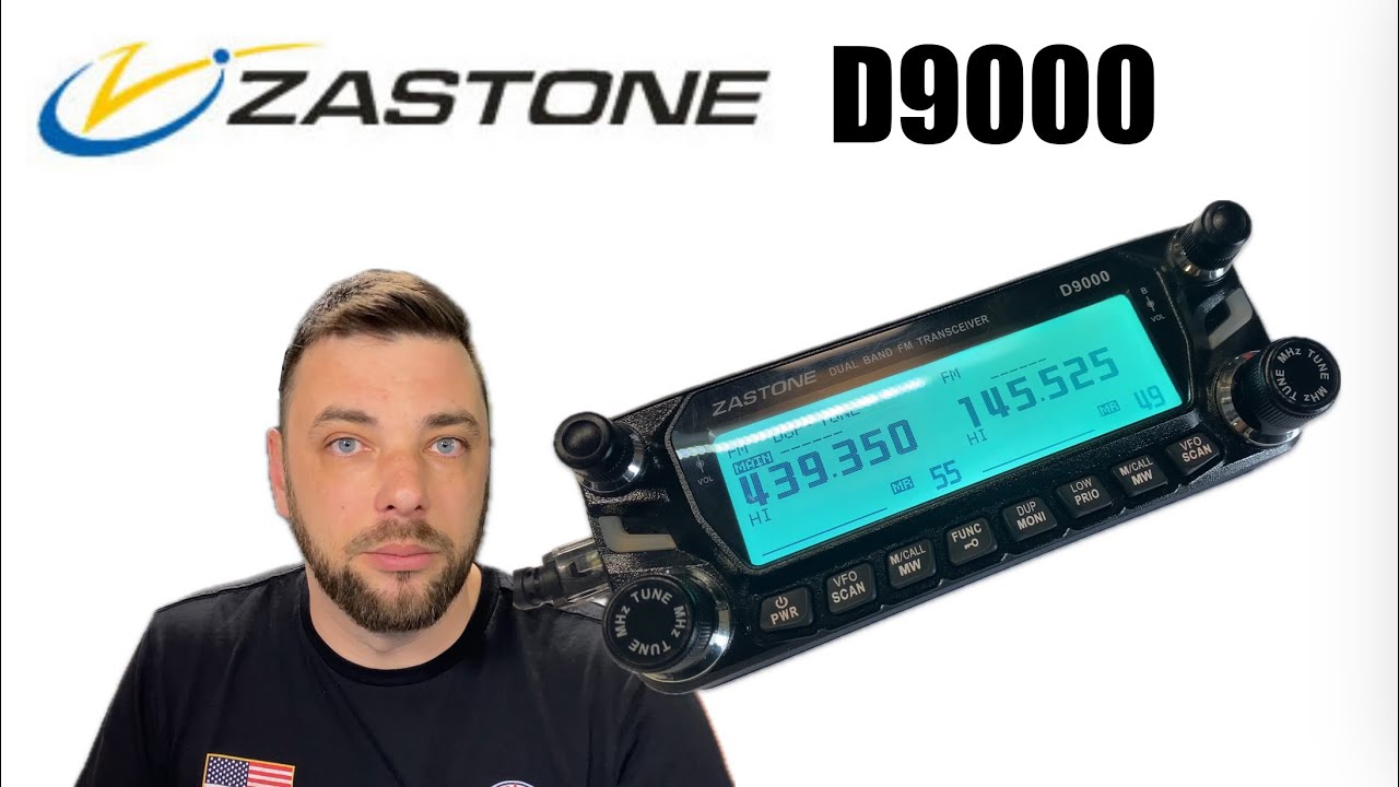 Zastone D9000 - Icom koppintás vagy egy nagyszerű mobil rádió? - YouTube