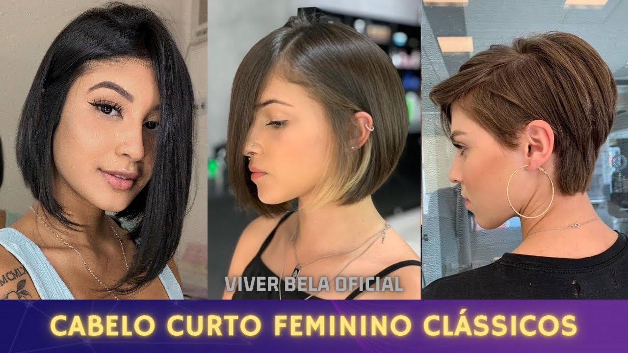 CORTES DE CABELOS CURTO FEMININO PIXIE CUT & SHORT BOB - YouTube