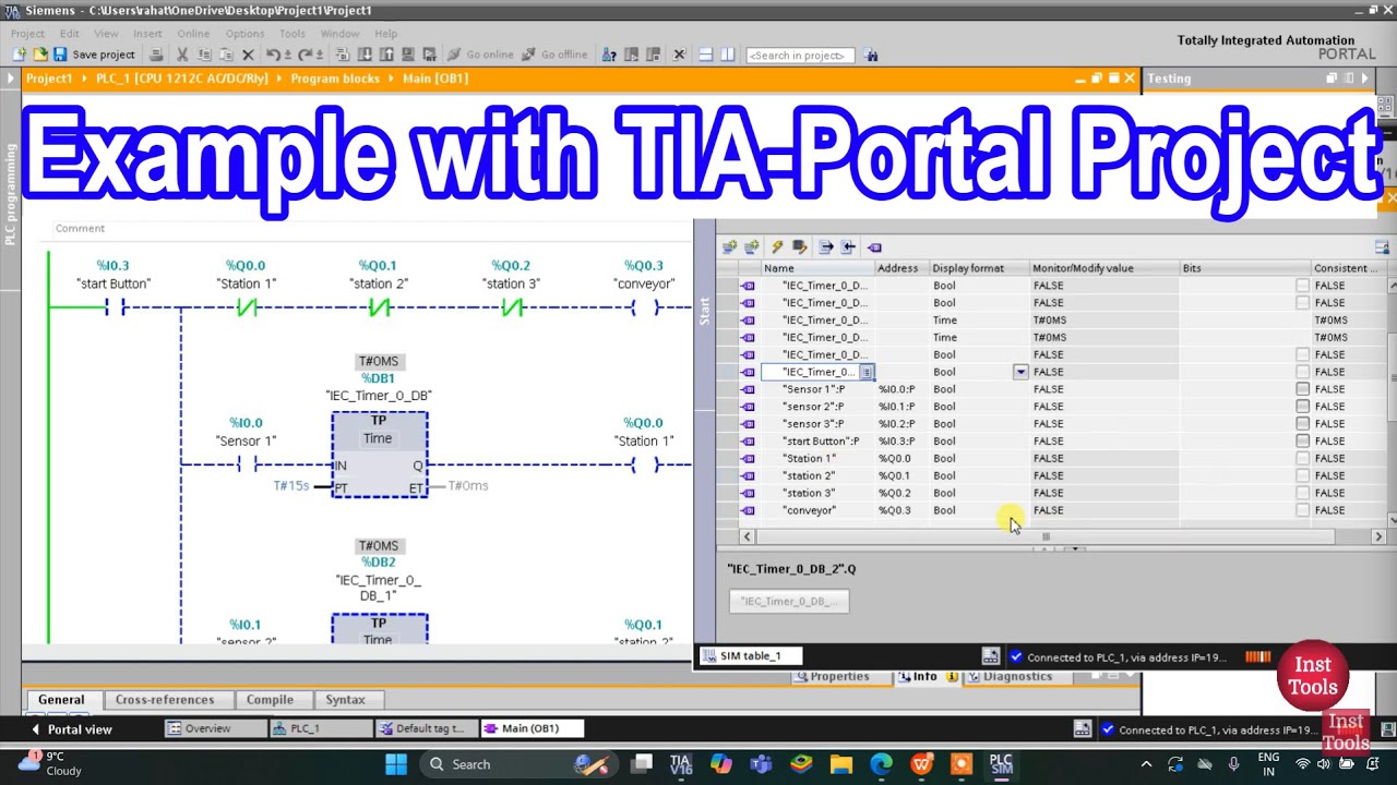 Example with TIA-Portal Project - YouTube