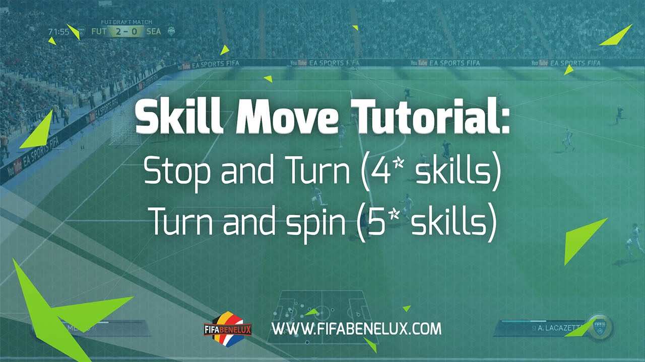 FIFA 16 Skill Move Tutorial: Stop and Turn // Turn and Spin [NL] - YouTube