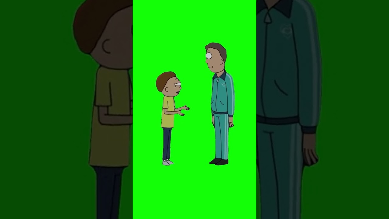 Father-Son Moment - Rick and Morty Green Screen - YouTube