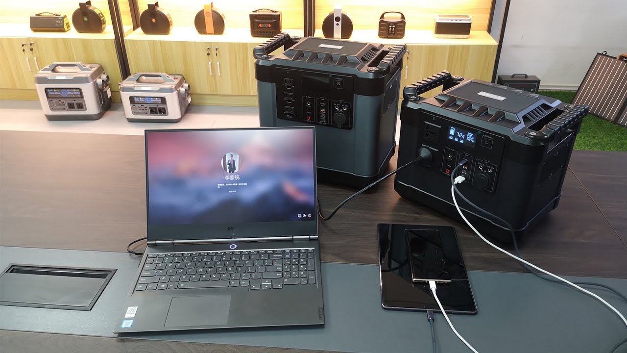 1000w portable power station for outdoor camping or emergency office ...