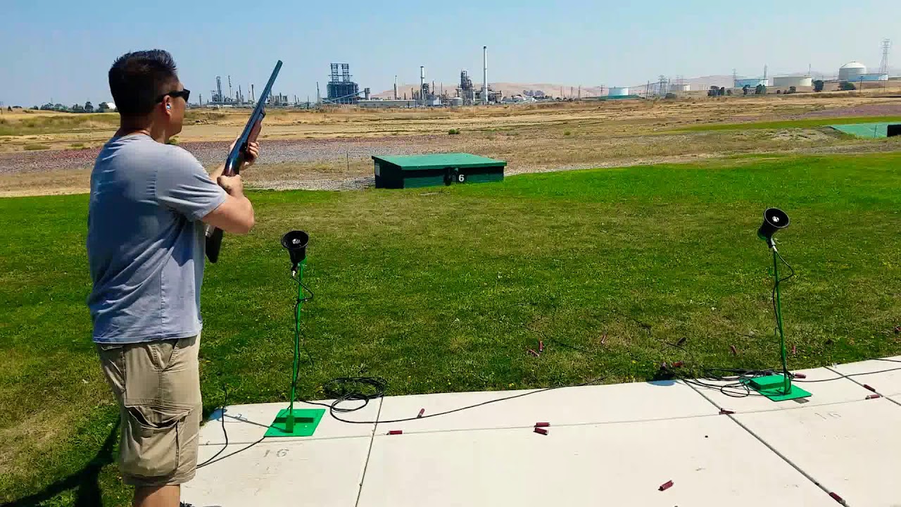 Sam trap shooting @ Martinez Gun Club - YouTube