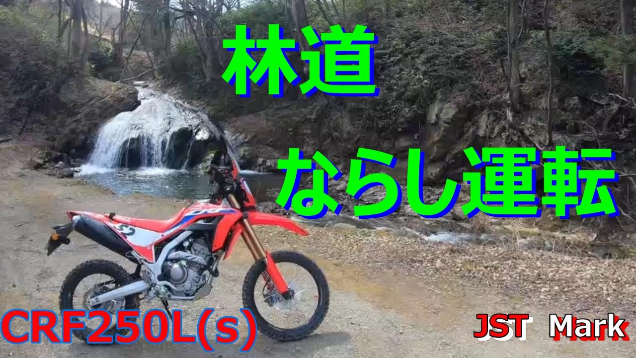 【CRF250L2023年モデル】 林道でならし運転 【JST Mark/Moto Vlog】＃CRF250L（S)、＃林道、＃慣らし運転、＃オフロード - YouTube