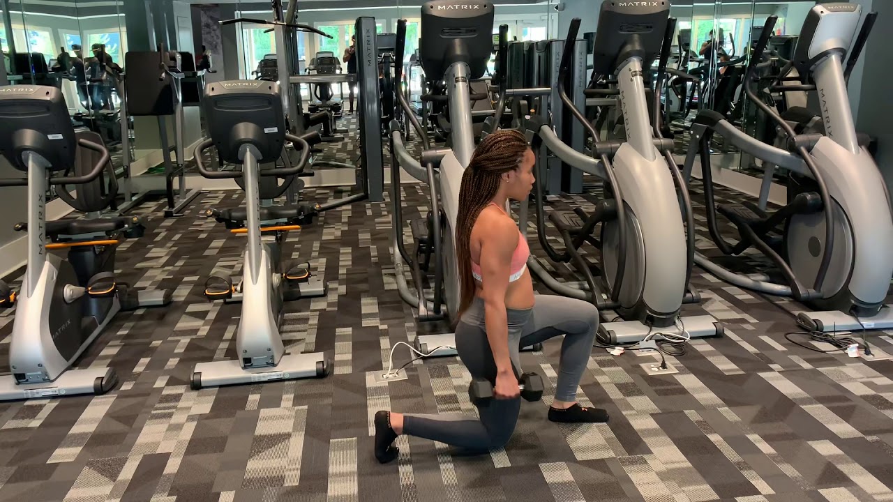 Forward + Reverse Lunge Complex - YouTube