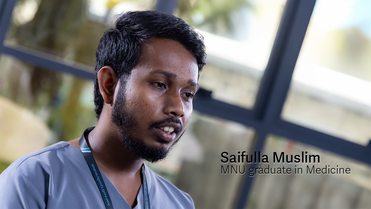 Saifulla Muslim - MNU Graduate in Medicine - YouTube
