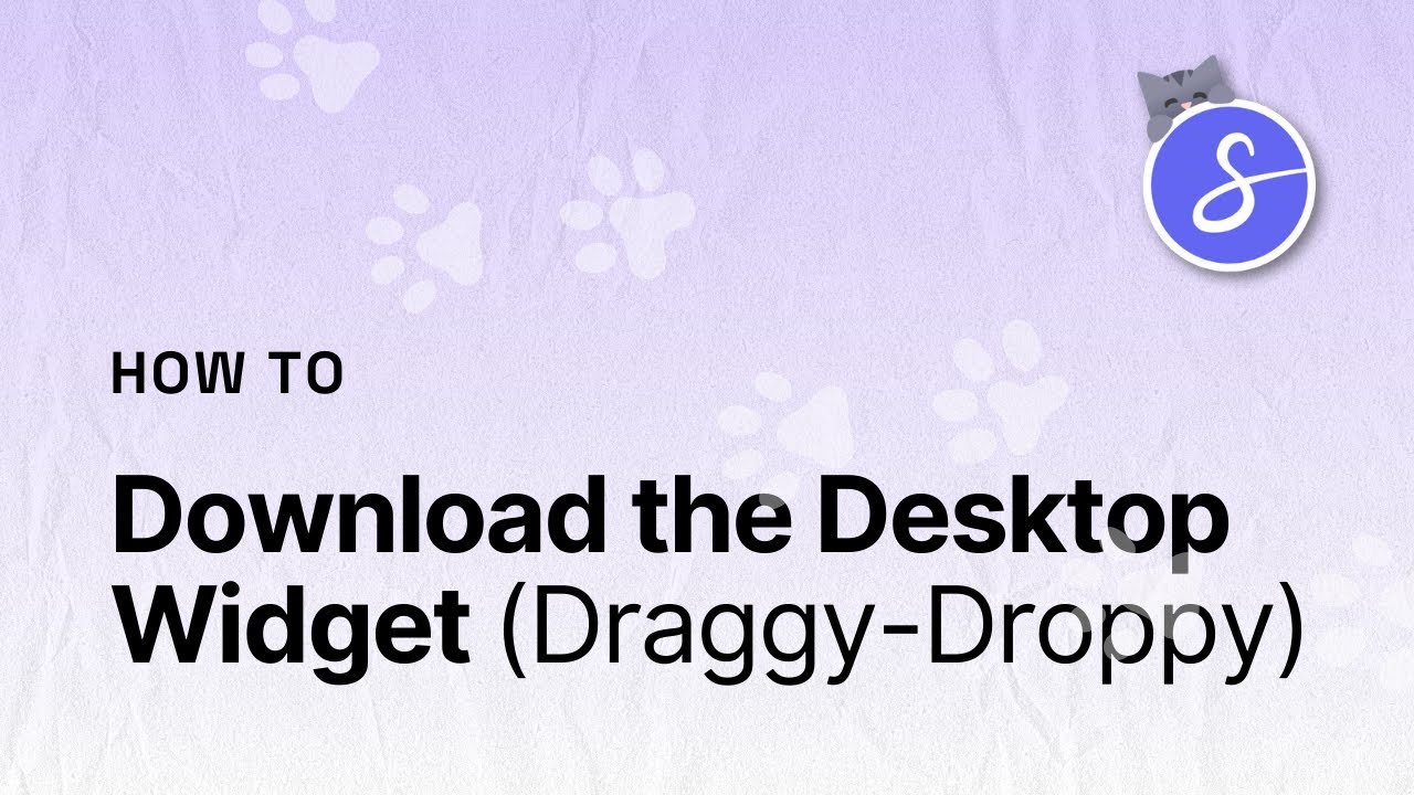 How to Download the Scribenote Desktop Widget (Draggy-Droppy) - with Dr ...
